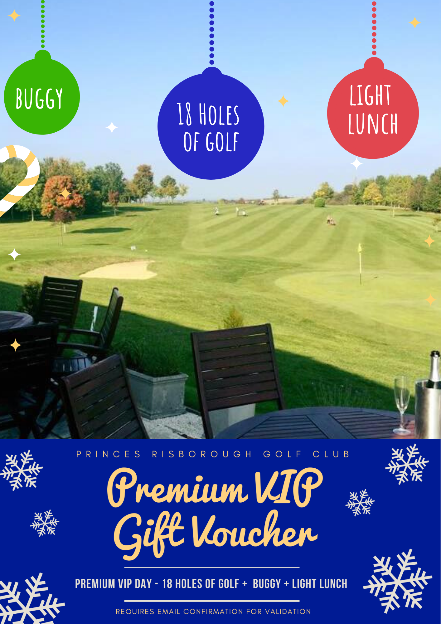 Premium VIP Voucher for Damian Thompson - Princes Risborough Golf Club